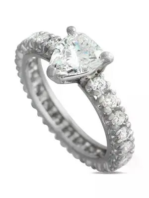 LB EXCLUSIVE 18k White Gold Pear-cut Diamond Eternity Ring