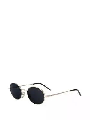 Givenchy City Oval-frame Sunglasses - Silver