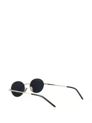 Givenchy City Oval-frame Sunglasses - Silver