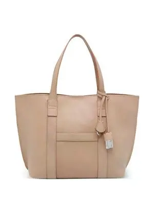 Hogan Leather Shoulder Bag - Neutrals