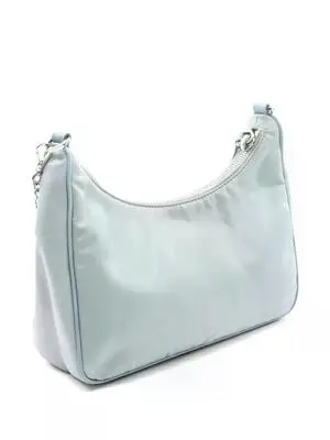 Prada 2005 Chain Medium Shoulder Bag - Blue