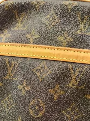 LOUIS VUITTON 2003 Mini Danube Monogram Canvas Shoulder Bag