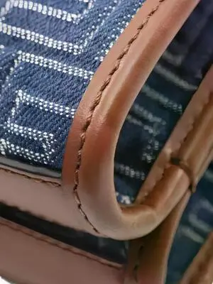 Fendi Zucca-pattern Shoulder Bag - Blue