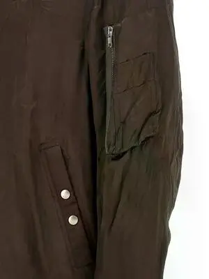 Rick Owens Classic Flight Zip-up Bomber Jacket - Brown