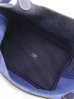 Hermès Kazak Pm Leather Tote Bag - Blue