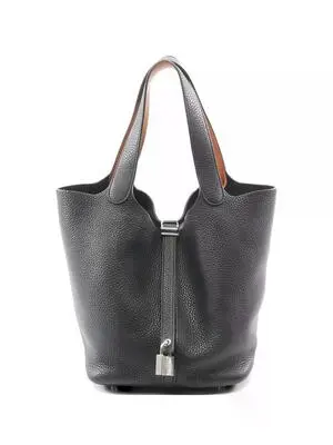 Hermès 2017 Picotin Lock Handbag - Black