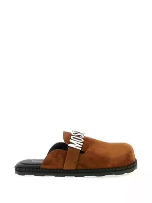 Moschino Lettering Logo-strap Mules
