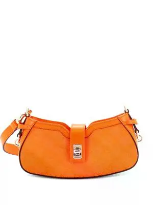 Gucci Gg Canvas Mini Shoulder Bag - Orange