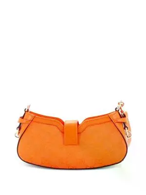 Gucci Gg Canvas Mini Shoulder Bag - Orange