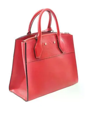 LOUIS VUITTON 2016 City Steamer Pm Satchel - Red