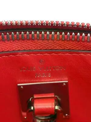 LOUIS VUITTON 2016 City Steamer Pm Satchel - Red
