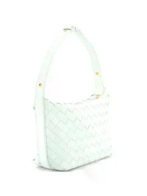 Bottega Veneta Wallace Intrecciato Nappa Mini Shoulder Bag - Green