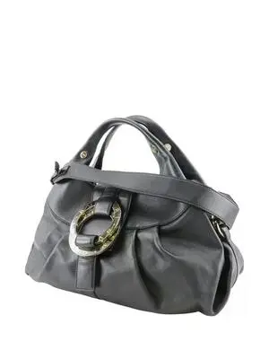BVLGARI 2000-2025 Chandra Satchel - Black