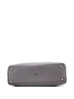 Gucci Zumi Top Handle Leather Satchel - Grey