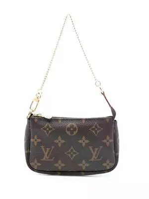 LOUIS VUITTON 2020 Monogram Mini Pochette Accessoires - Brown