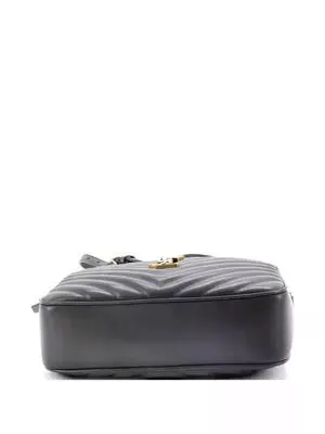 Saint Laurent Lou Camera Bag Matelasse Chevron Leather Small - Grey