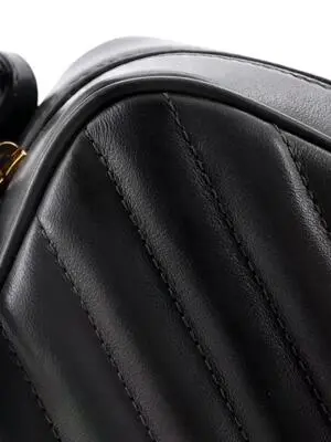 Saint Laurent Lou Camera Bag Matelasse Chevron Leather Small - Grey