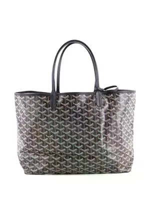 Goyard Saint Louis Coated Canvas Pm Tote Bag - Black