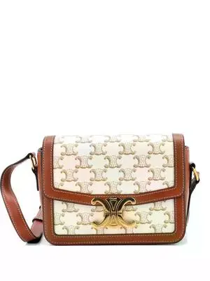 Celine Triomphe Coated Canvas Teen Shoulder Bag