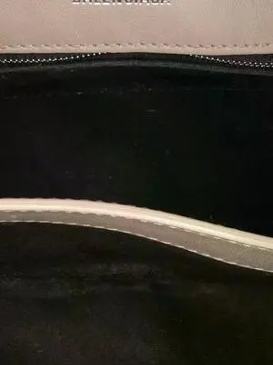 Balenciaga Small Metallic Calfskin Crush Chain Shoulder Bag
