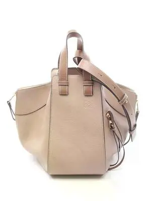 Loewe Small Grained Calfskin Hammock Bag Satchel - Brown