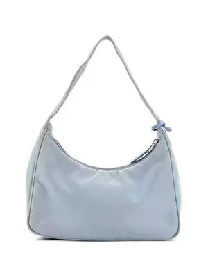 Prada Re-edition 2000 Tessuto Mini Hobo Bag - Blue