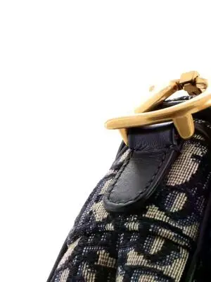 Dior Saddle Handbag Oblique Canvas Mini - Blue