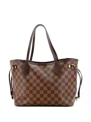 LOUIS VUITTON Neverfull Pm Tote Bag - Brown