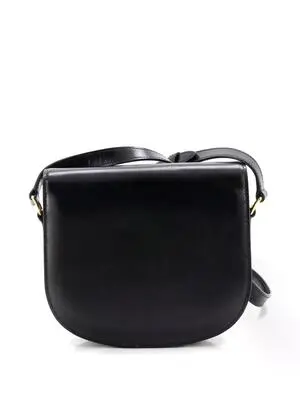 Celine Triomphe Besace Clea Flap Bag - Black