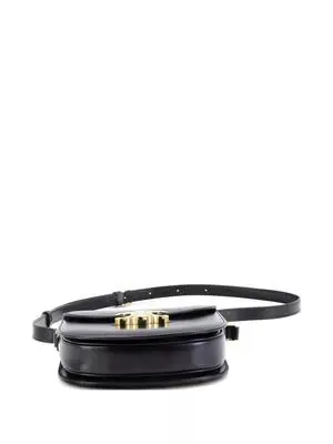 Celine Triomphe Besace Clea Flap Bag - Black