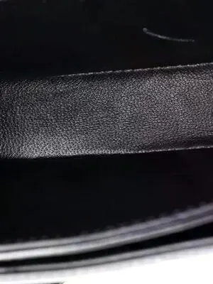 Celine Triomphe Besace Clea Flap Bag - Black