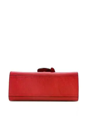 Gucci Gg Marmont Leather Top Handle Mini Satchel - Red