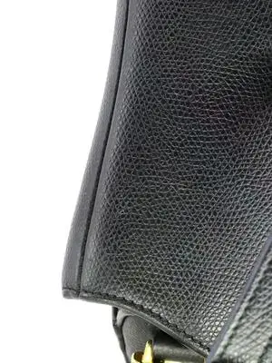 Dior Saddle Handbag Leather Mini Shoulder Bag - Black