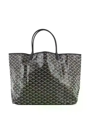 Goyard Saint Louis Coated Canvas Gm Tote Bag - Black