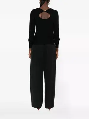TWINSET Long Sleeve Top With Cut Out Detail