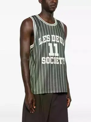 LES DEUX Silas Striped Vest