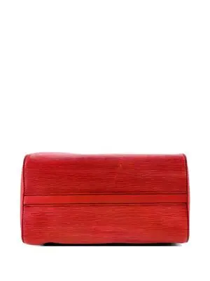 LOUIS VUITTON Speedy Handbag Epi Leather 30 Satchel - Red