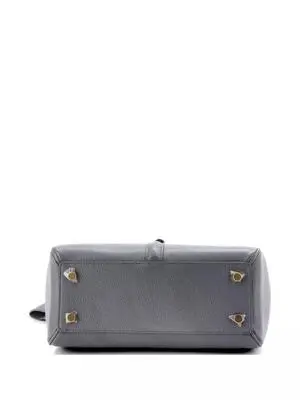 Celine 16 Small Satchel Top Handle Bag - Grey
