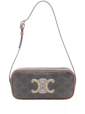 Celine Mini Triomphe Camera Bag - Black