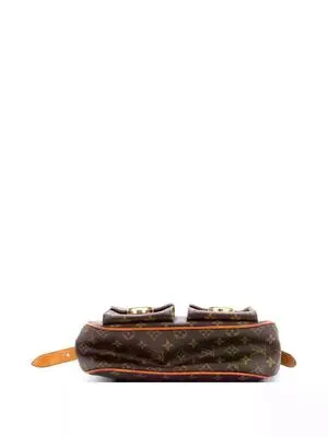 LOUIS VUITTON Hudson Gm Monogram Canvas Shoulder Bag - Brown