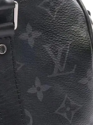 LOUIS VUITTON Monogram Eclipse Keepall Bandouliere Xs Satchel 2021-2026 - Black