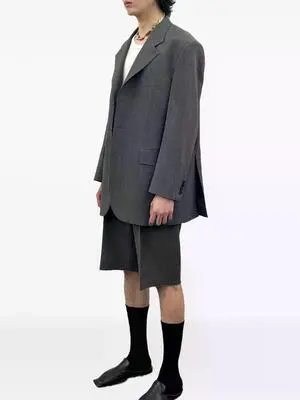 TONYWACK Tailored Shorts With Frayed Hem