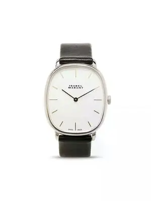 Isabel Marant Étoile Logo-print Quartz 28.7mm - Black