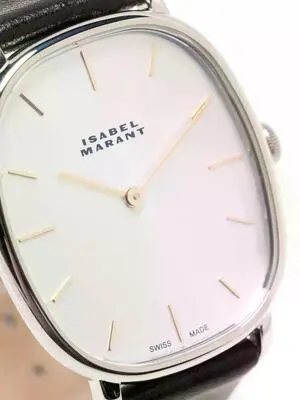 Isabel Marant Étoile Logo-print Quartz 28.7mm - Black