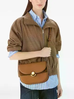 Furla Sfera Leather Shoulder Bag - Brown