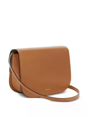 Furla Sfera Leather Shoulder Bag - Brown