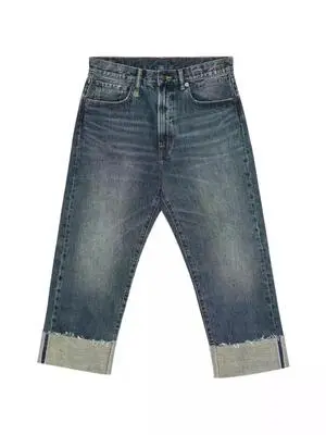 R13 Cuffed Five-pocket Jeans
