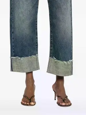 R13 Cuffed Five-pocket Jeans