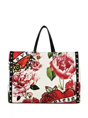 Philipp Plein Love Canvas Tote