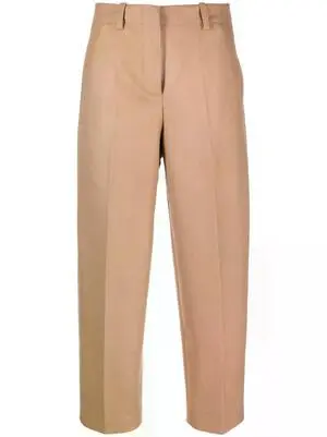 Erika Cavallini Pressed-crease Gabardine Trousers